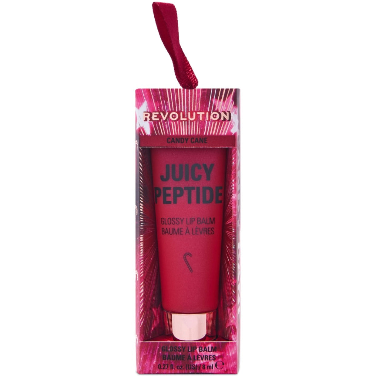 REVOLUTION JUICY PEPTIDE CANDY CANE LIP BALM – Quadis | Foodies and Goodies
